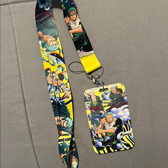 Accessories | One Piece Roronoa Zoro Lanyard And Id Card Holder | Poshmark